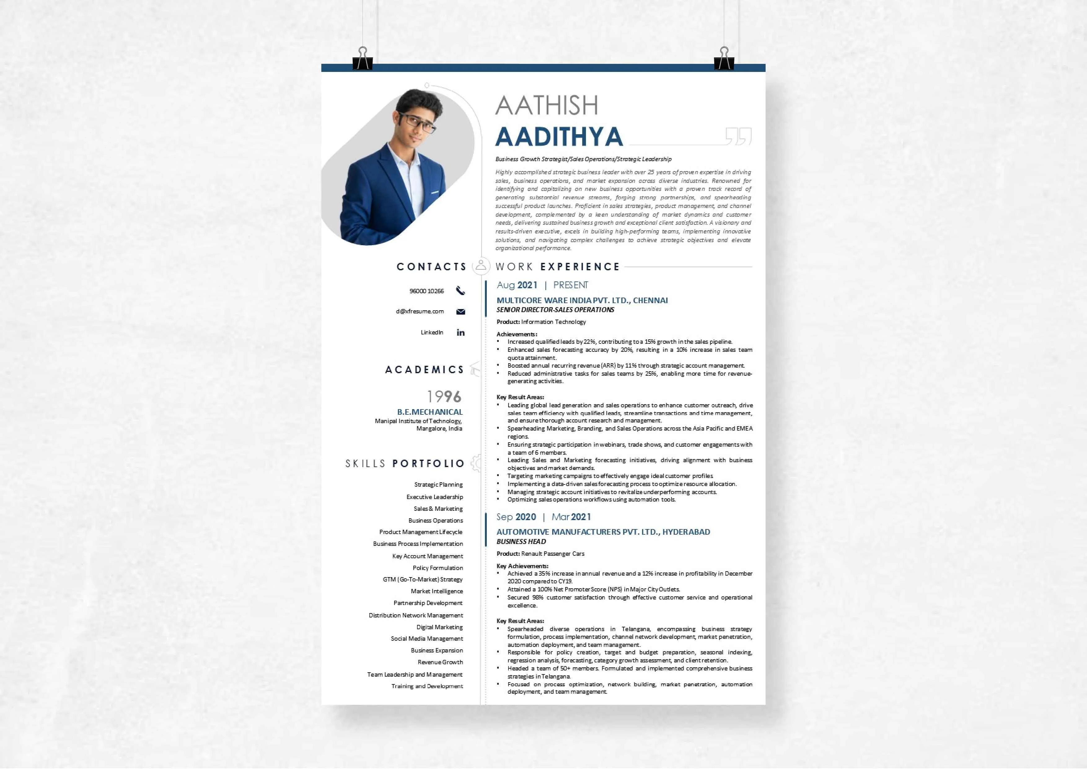 Executive Resume Writing Service | XF Resume - Tailored for Leaders