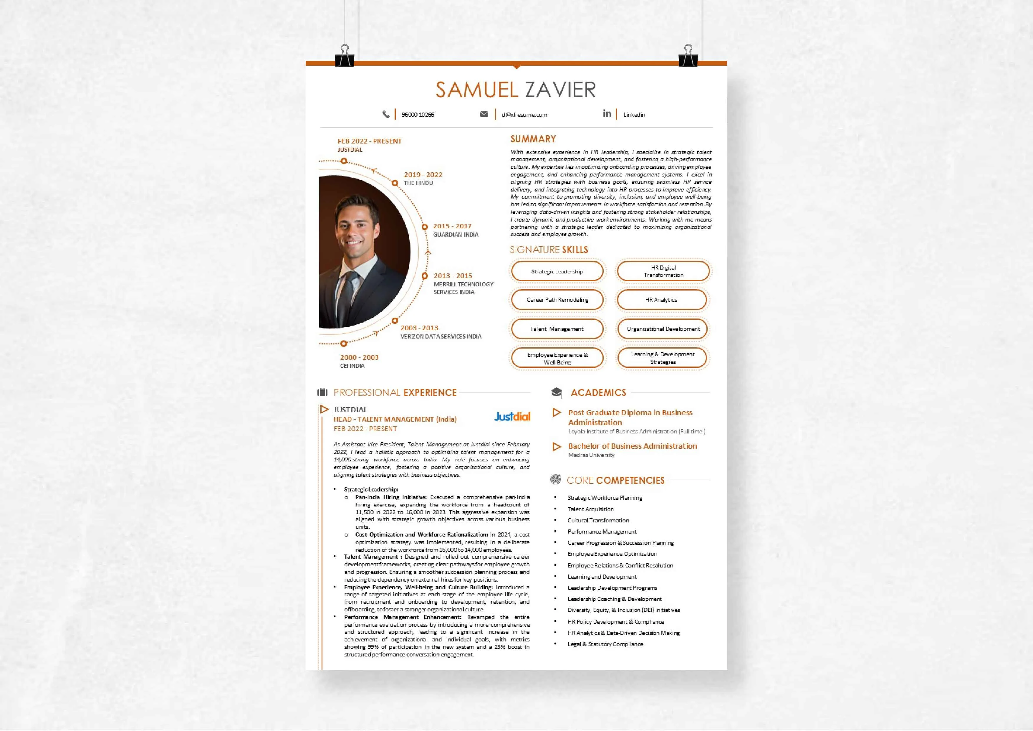 Executive Resume Writing Service | XF Resume - Tailored for Leaders